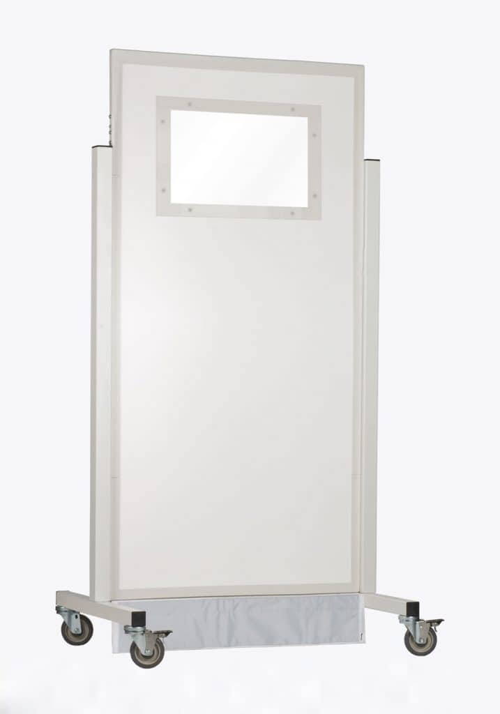 Medium Window X-ray Mobile Barrier - CMX Medical Imaging